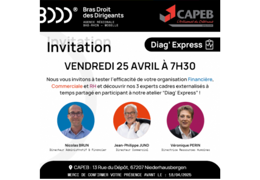 Rencontre avec Bras Droit Des Dirigeant, Partenaire CAPEB ・ CAPEB